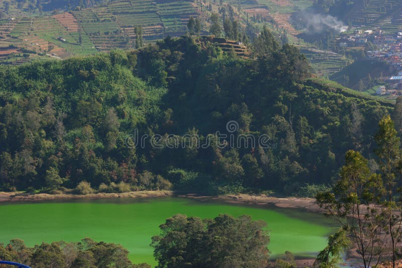 Telaga Warna Dieng: Natural Lake Located in Dieng, Central Java ...