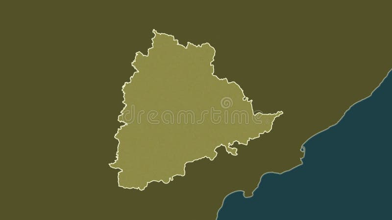 Telangana, India, Extruded. Pattern Stock Video - Video of land, region ...