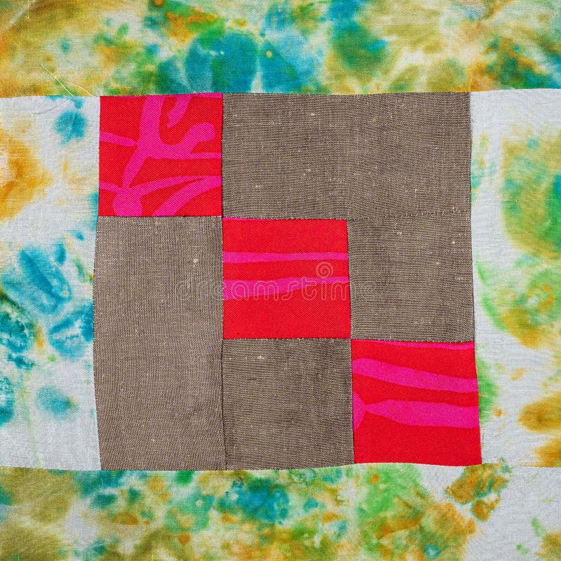 Telas De Tejidos De Tejidos Rojos Y Marrones Foto de archivo - Imagen ...