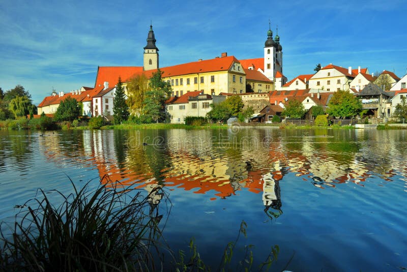 Telc stock image. Image of culture, bohemia, idyllic - 11594585