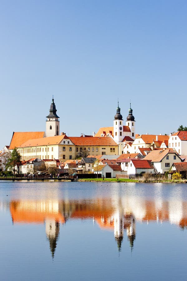 Telc stock photo. Image of castles, churches, czech, house - 13820972