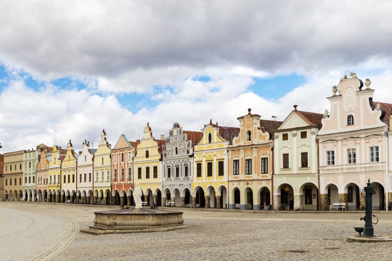 Telc, Czech Republic editorial photo. Image of bohemia - 147003616