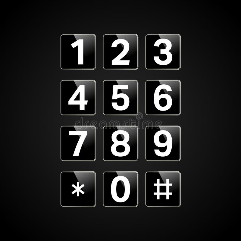 Telclado Numérico Con Números Y Letras Para El Teléfono Telclado ...