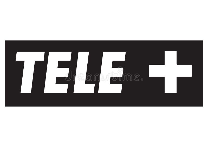 Tele+ Logo editorial stock image. Illustration of computer - 311403999