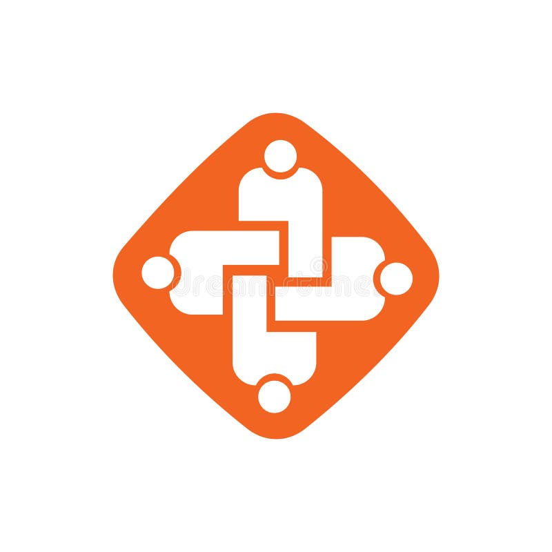 Tele Meeting or Remote Conference App Logo Design Stock Vector ...