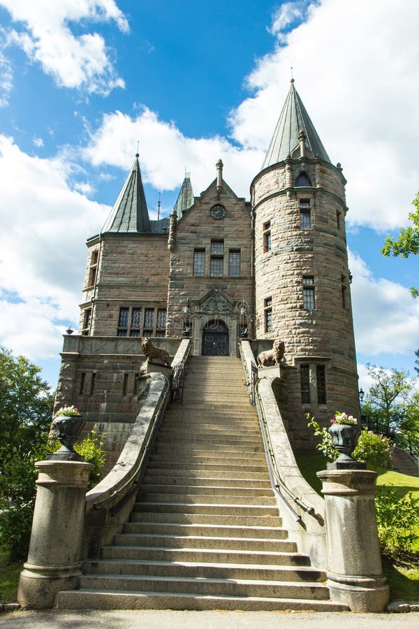 Teleborgs-slott Nahe Vaxjo, Schweden Stockfoto - Bild von festung ...