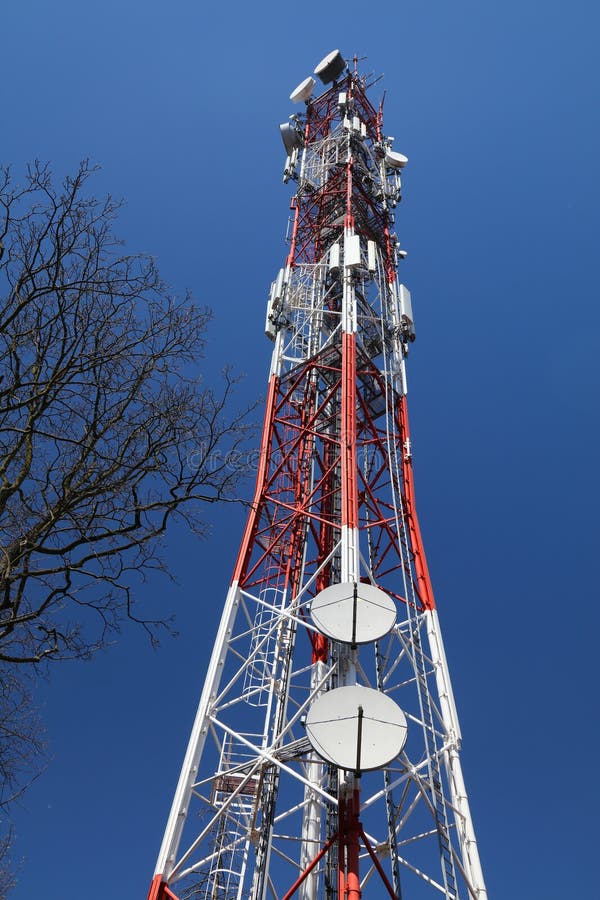 Cell tower stock image. Image of contact, electronic, cellural - 3280323