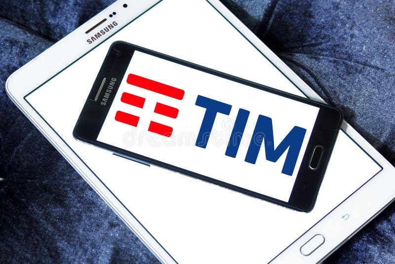 Telecom Italia, Logo Di TIM Fotografia Editoriale - Immagine di servizi ...