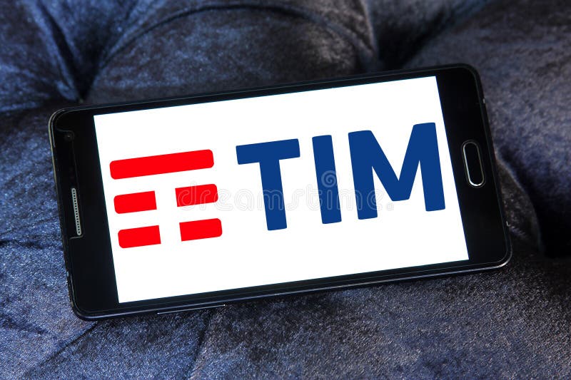 Telecom Italia, TIM logo zdjęcie stock editorial. Obraz złożonej z ...