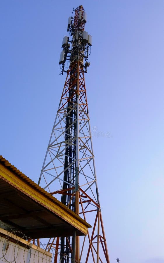 Telecom Line for Network Transmission Stock Photo - Image of global ...