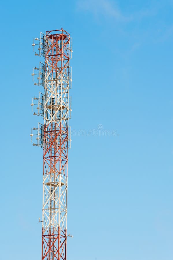 Telecom mast stock photo. Image of receive, aerial, antenna - 12558020