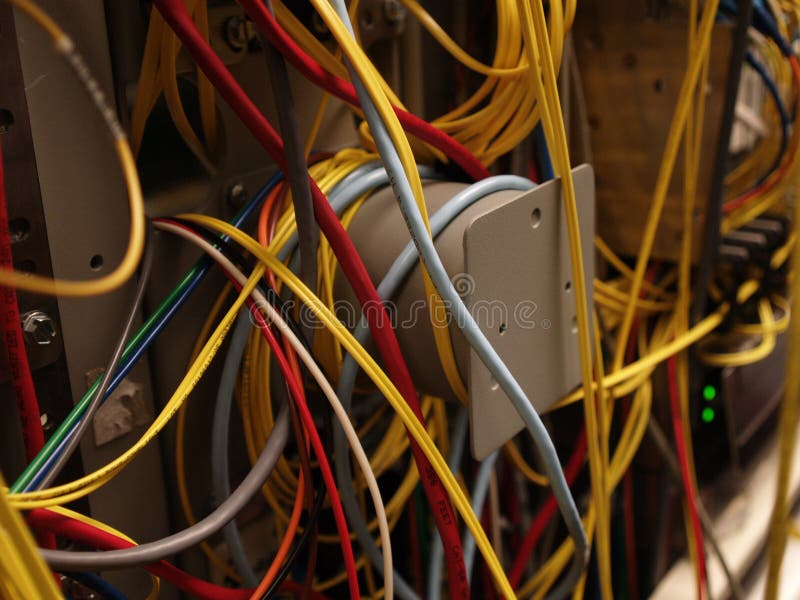 Telecom node stock photo. Image of equipment, yellow - 22570506