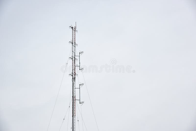 Telecom post stock image. Image of antenna, receiver - 90838789