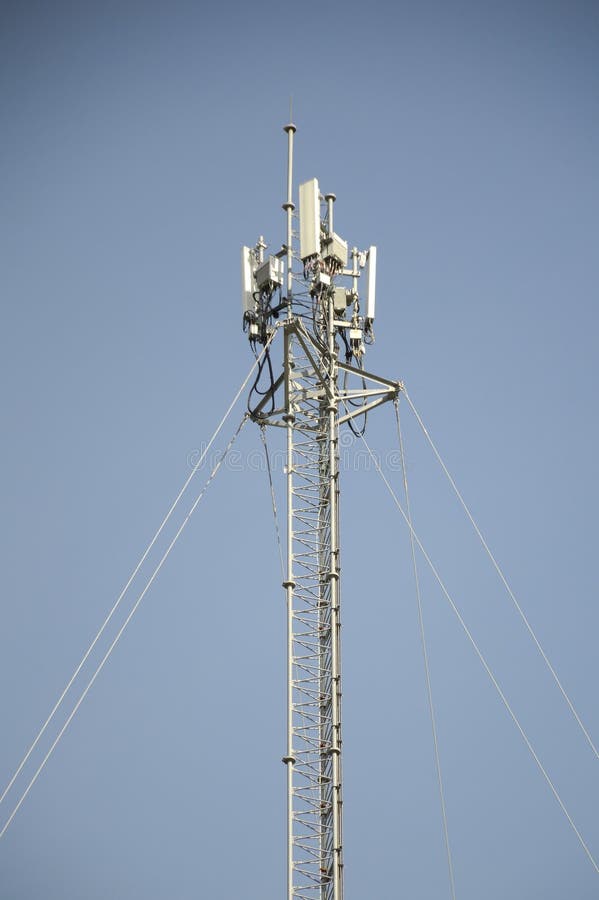 Telecom tower stock photo. Image of communication, connection - 93169818
