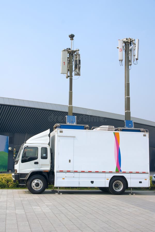 Telecom vehicle stock image. Image of vehicle, electrical - 26659945