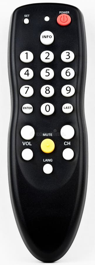 Telecomando Della Televisione Via Cavo Infrarosso Fotografia Stock ...