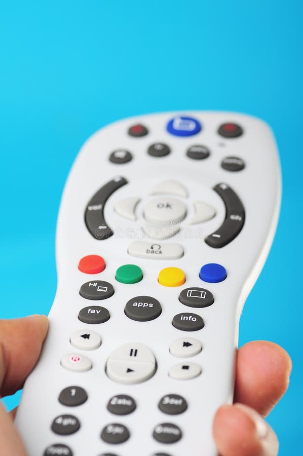 Telecomando TV fotografia stock. Immagine di televisione - 12954734