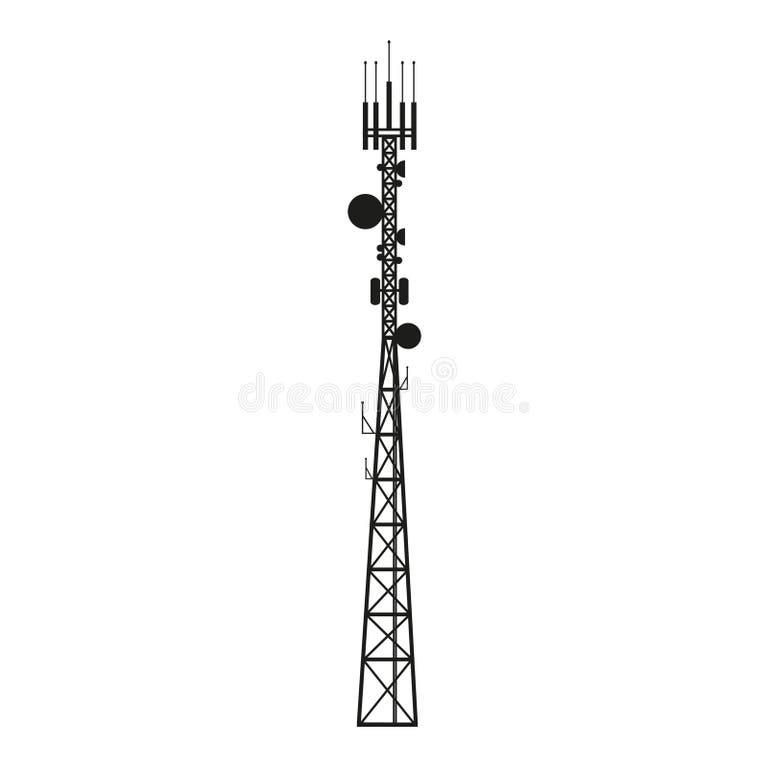 Tower Antenna Stock Illustrations – 16,609 Tower Antenna Stock ...
