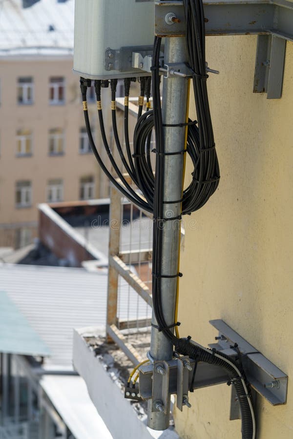 Telecommunication Box Cellular Communication Technology. the Base ...