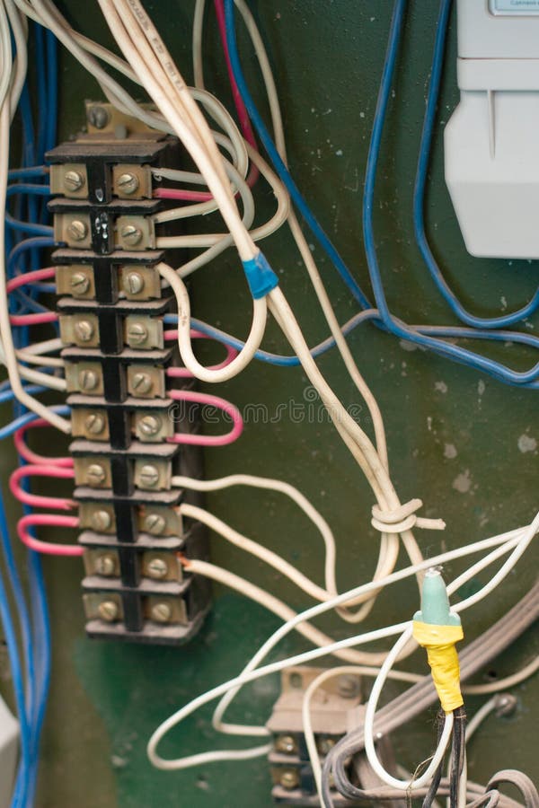 Telecommunication Cabinet with Electrical Connections for the Apartment ...