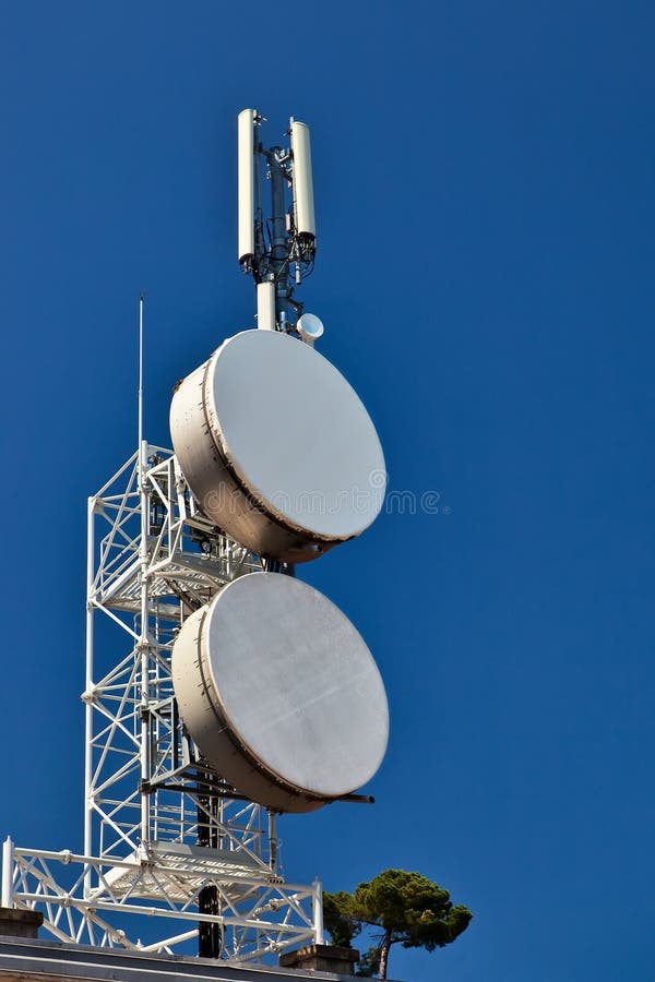 Telecommunication mast. stock image. Image of mast, umts - 15862099