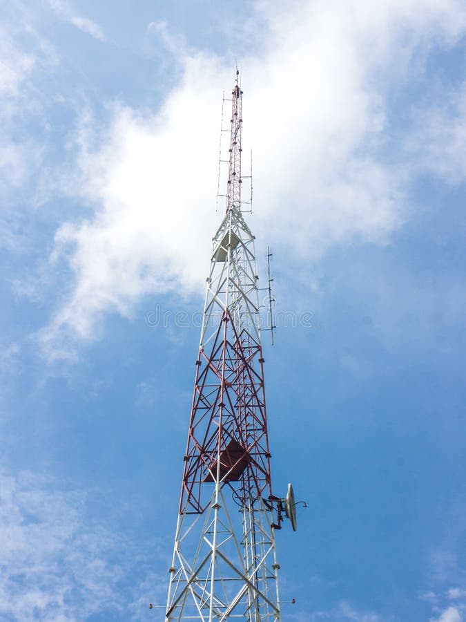 Telecommunication stock image. Image of building, cellular - 43929083