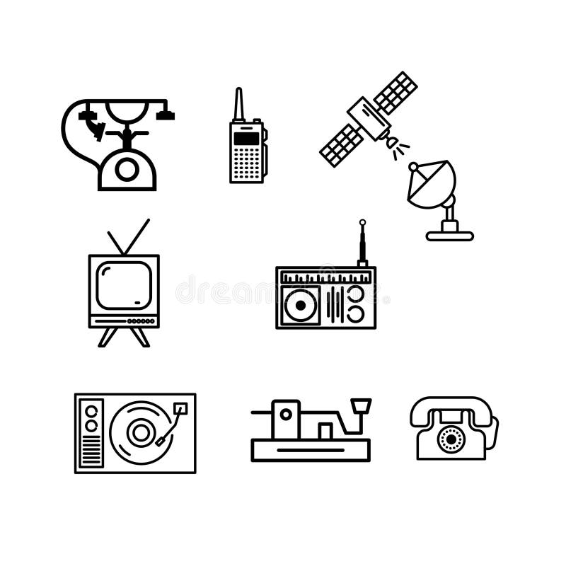 Telecommunicate Icons Stock Illustrations – 7 Telecommunicate Icons ...