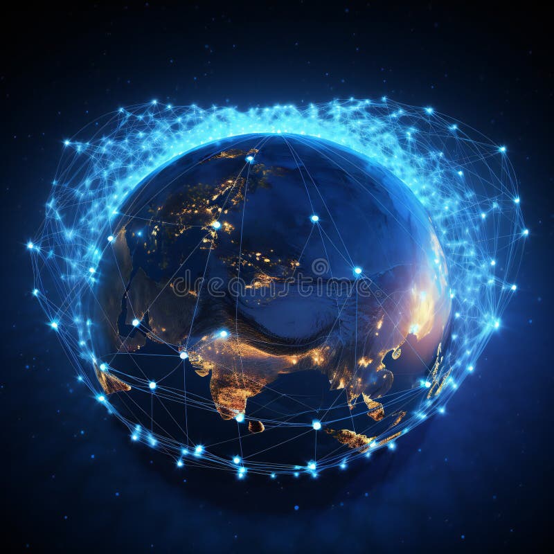 Planet Earth in the Global Futuristic Cyber-network with Connection ...
