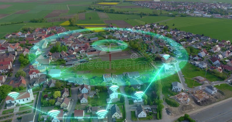 Telecommunication Network Repeaters. Antenna Tower and Repeater of ...