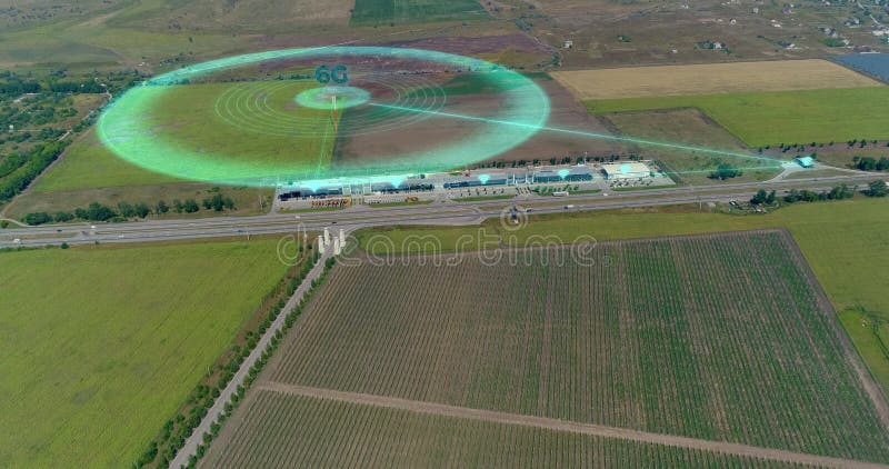 Telecommunication Network Repeaters. Antenna Tower and Repeater of ...