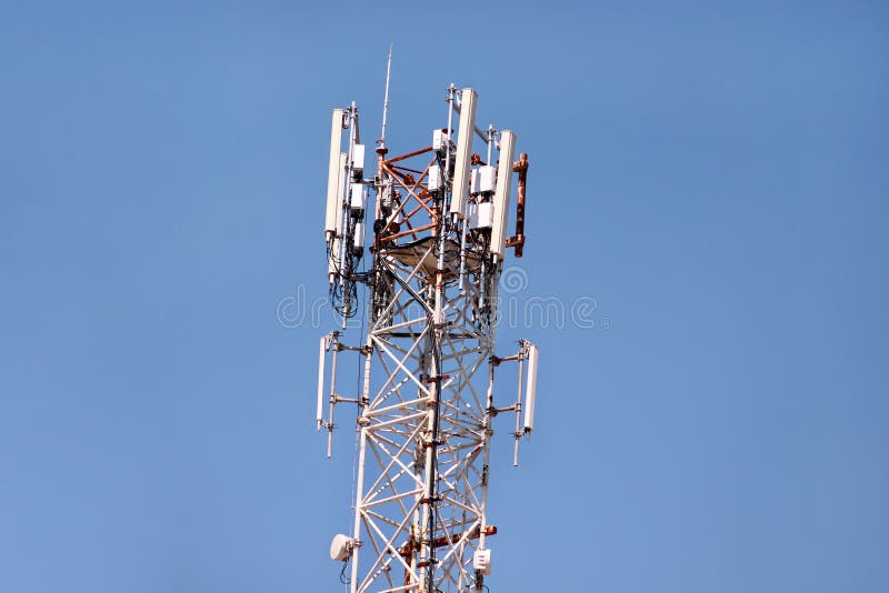 Telecommunication Network Repeaters, Base Transceiver Station. Tower ...