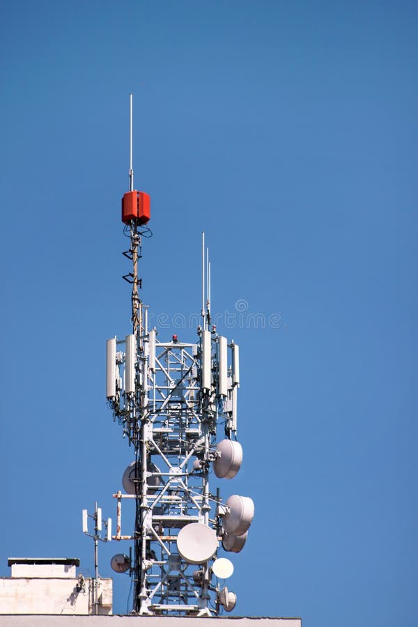 Telecommunication Network Repeaters, Base Transceiver Station. Tower ...