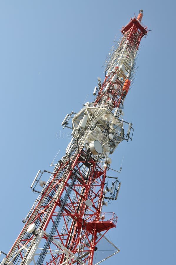 Communication tower stock photo. Image of communication - 472194