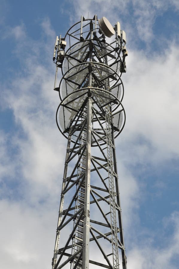 Telecommunication tower stock photo. Image of cellphone - 33866206