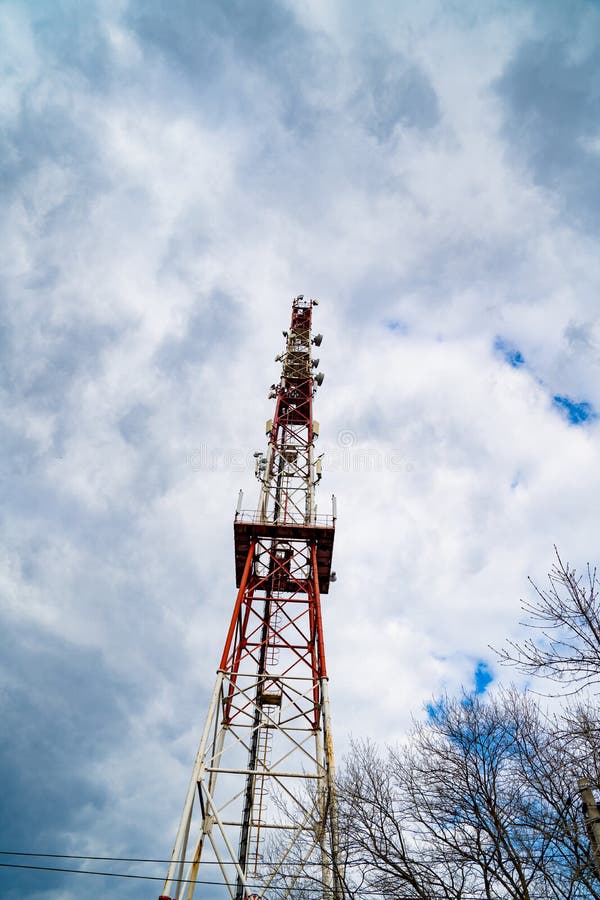759 Network Tower Dark Background Stock Photos - Free & Royalty-Free ...