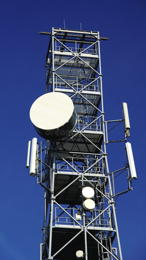 Telecommunication tower stock photo. Image of technology - 31050430