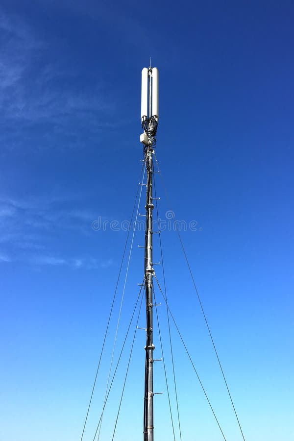 Telecommunication Tower. Digital Wireless Communication System. Basic ...