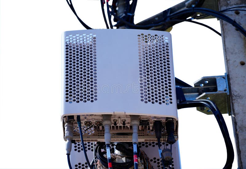 Telecommunication Tower of 4G and 5G Cellular. Base Station or Base ...