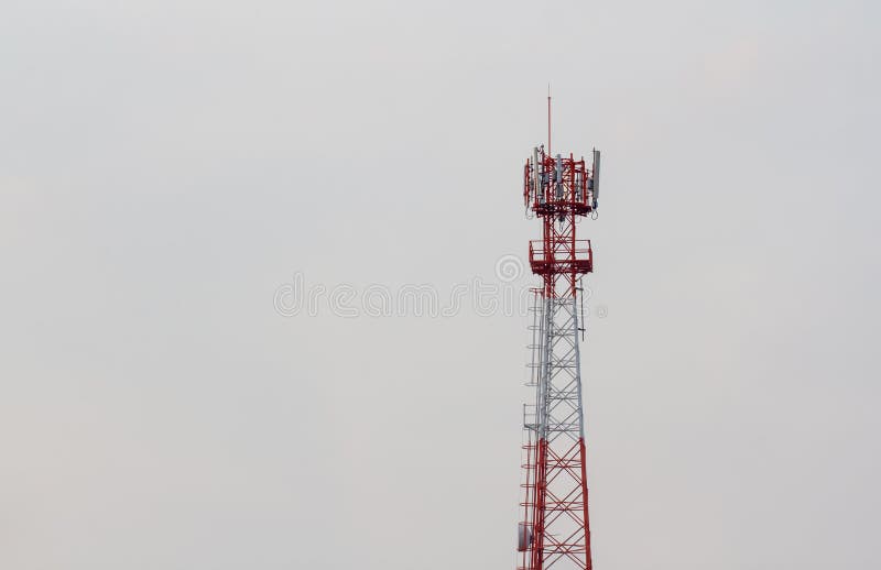 Telecommunication Tower, Internet, Wifi Stock Image - Image of ...