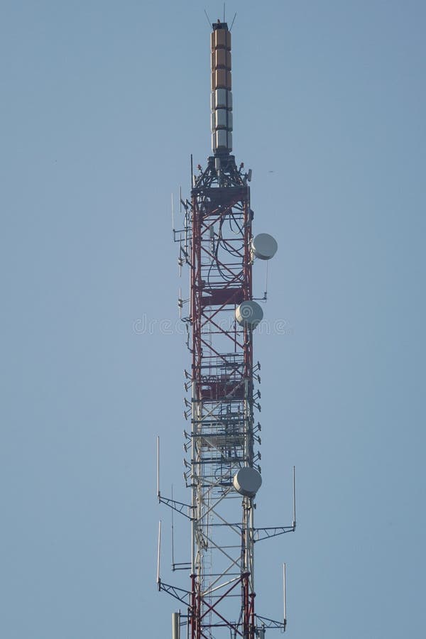 Tall Lattice Telecommunication Tower Stock Photos - Free & Royalty-Free ...