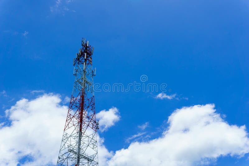 Telecommunication Tower for Radio Wave or Mobile Cellular with ...
