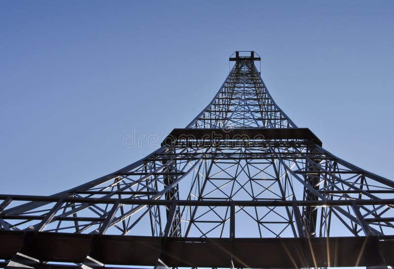 Telecommunication Tower Top - Eiffel Tower Similar Stock Photo - Image ...