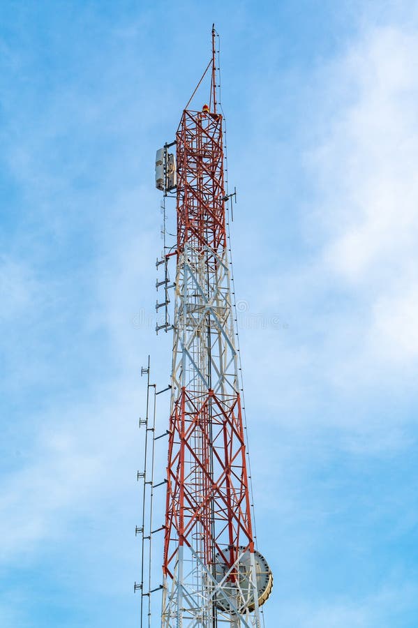 Telecommunication Tower. Telecommunication Towers with Wireless ...
