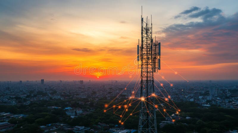 In Telecommunication, Towers and Networks Work Together To Maintain ...