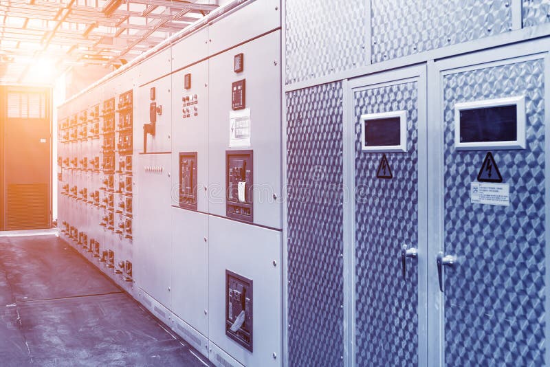 Telecommunication Unit in Telecommunication Room Stock Image - Image of ...