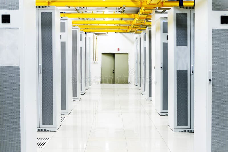 Telecommunication Unit in Telecommunication Room Stock Image - Image of ...