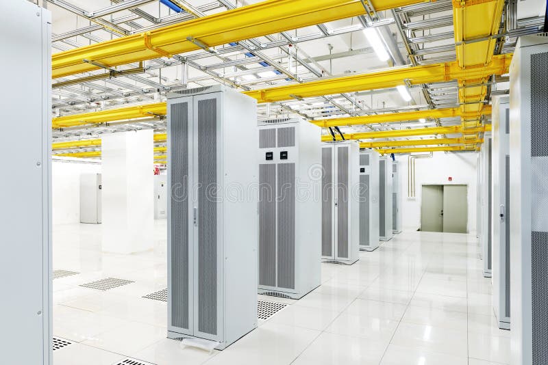 Telecommunication Unit in Telecommunication Room Stock Image - Image of ...