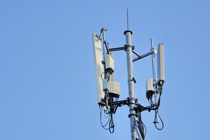 Small Cell 3G, 4G, 5G. Macro Base Station or Base Transceiver Station ...