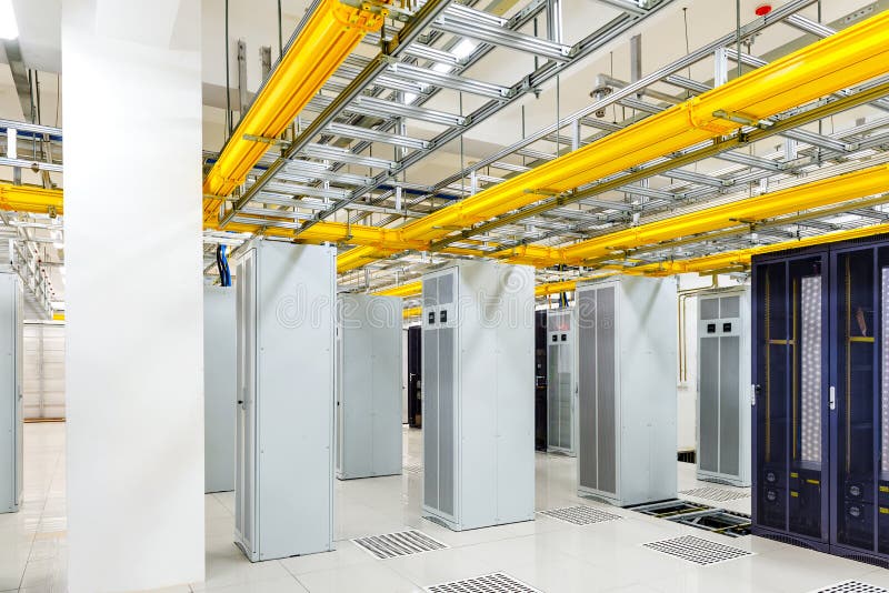 Telecommunications Equipment in the Room Stock Image - Image of tech ...