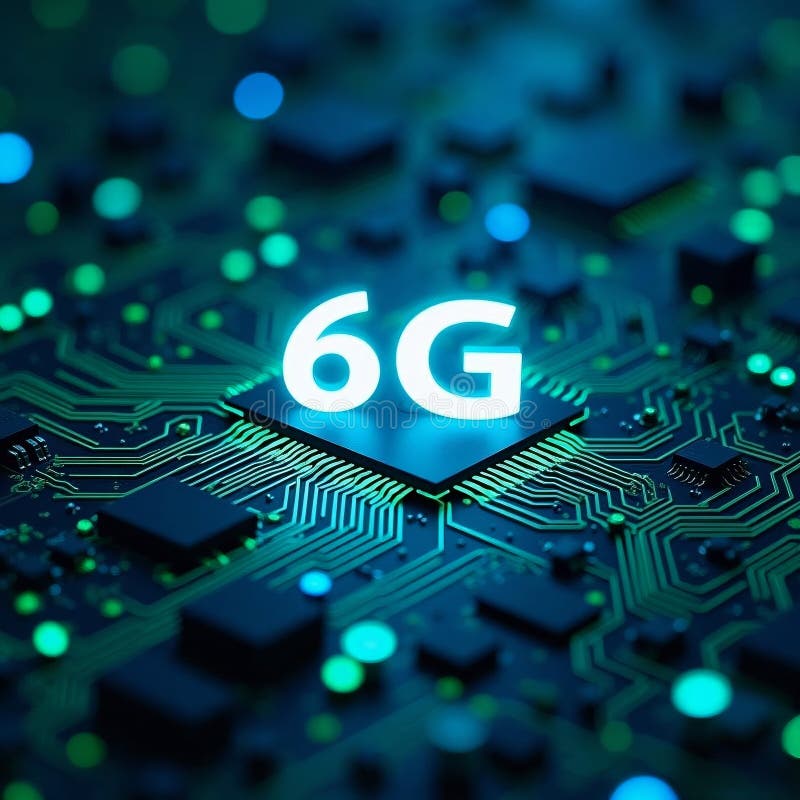 6G Sixth-generation Technology and Networks Graphic Icon Banner ...